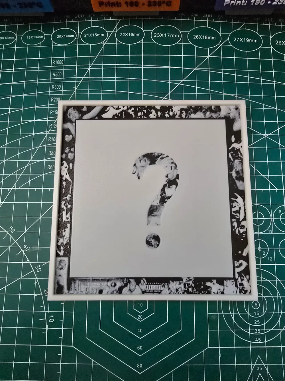 XXXTentacion "?" Album - Hueforge Art by Lumpy3D MakerWorld: Download Free 3D Models