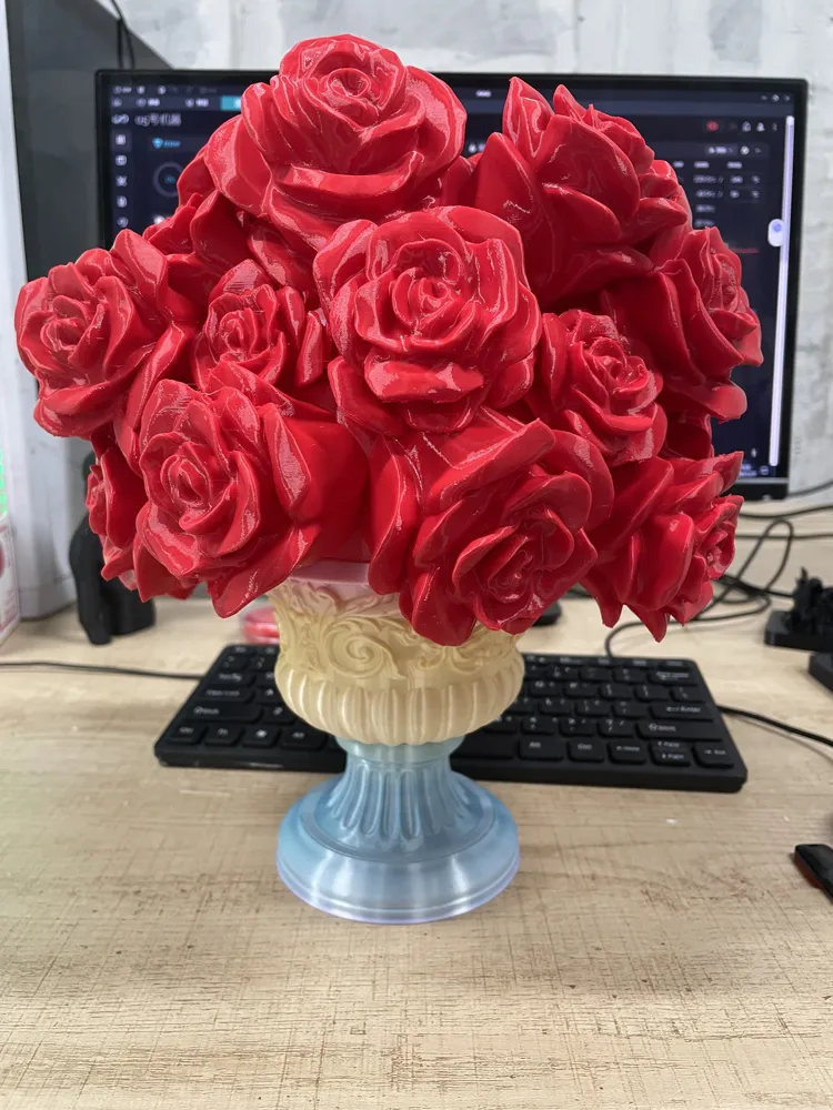Multicolor Roses - Free 3D Print Model - MakerWorld