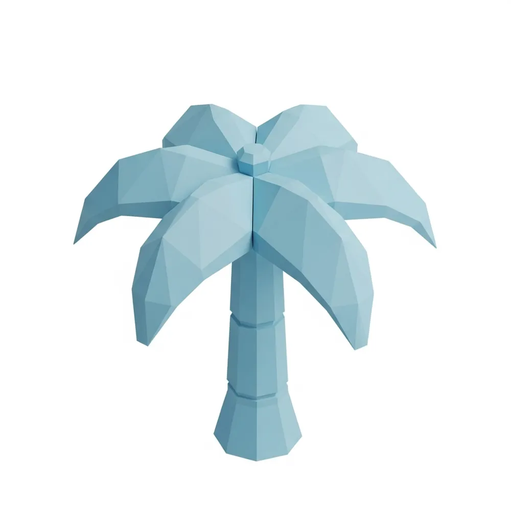Low Poly Palm Tree - Free 3D Print Model - MakerWorld