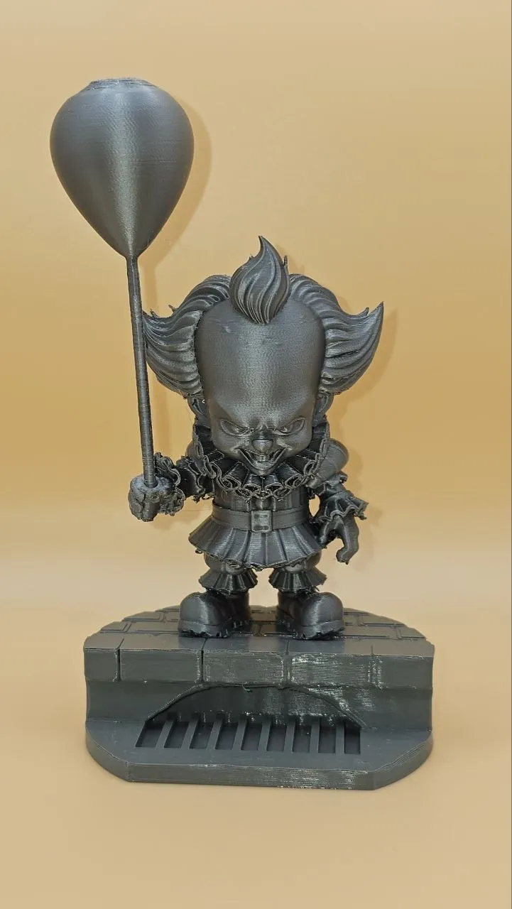 It - Red Grin from the Sewers - Free 3D Print Model - MakerWorld