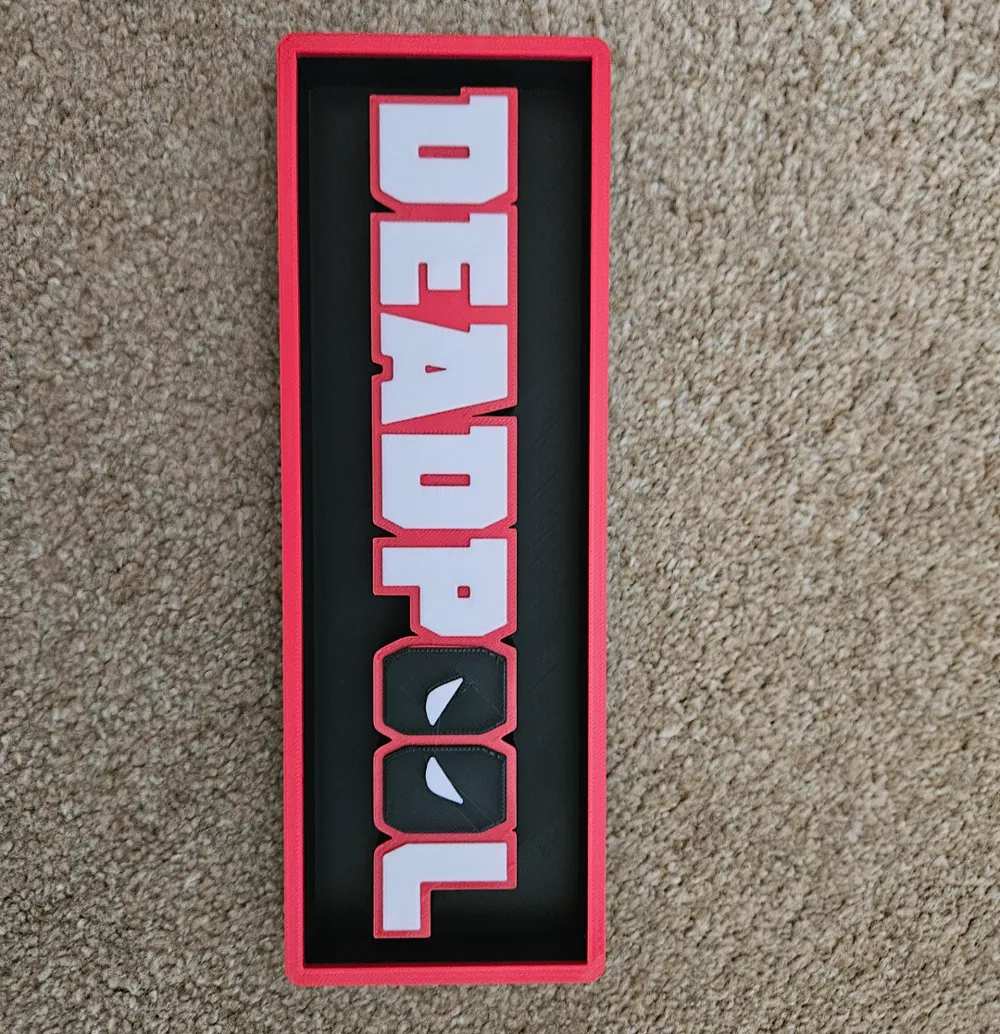 Deadpool Film / Cinema room Sign Logo Box by Jaybro187 - MakerWorld