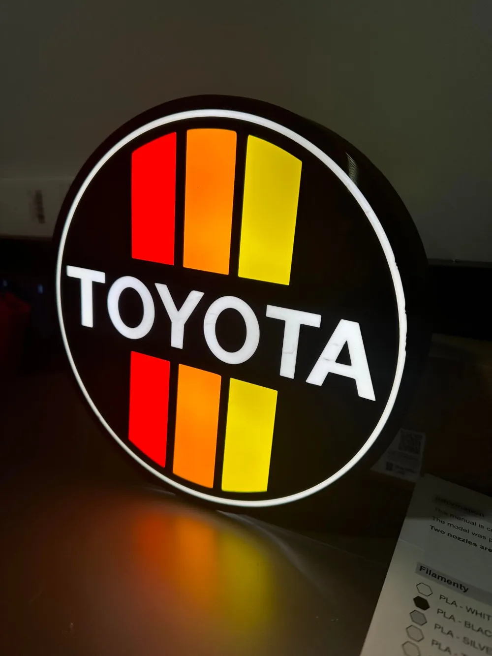 Toyota Light Box by 3DJustin MakerWorld: Download Free 3D Models