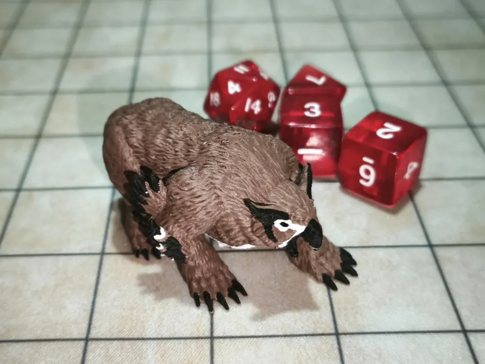 Owlbear / D&D Owlbear Miniature - Free 3D Print Model - MakerWorld