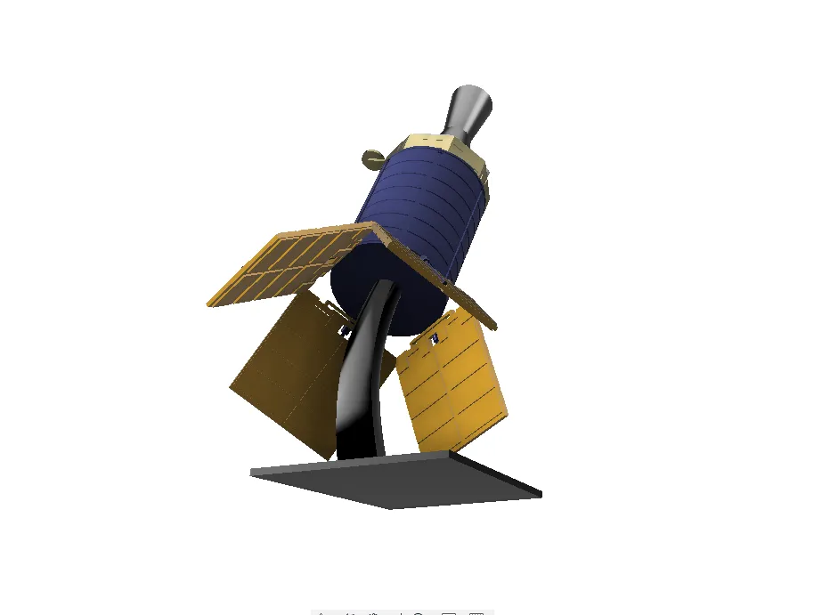 DSP Satellite 3D Model I Assembly 2 Variations - Free 3D Print Model ...