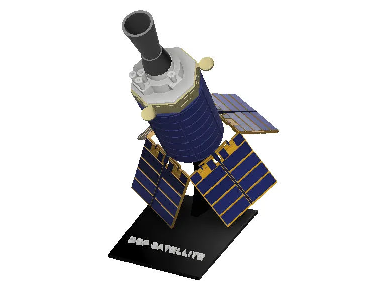 DSP Satellite 3D Model I Assembly 2 Variations by Atolyezade3d ...