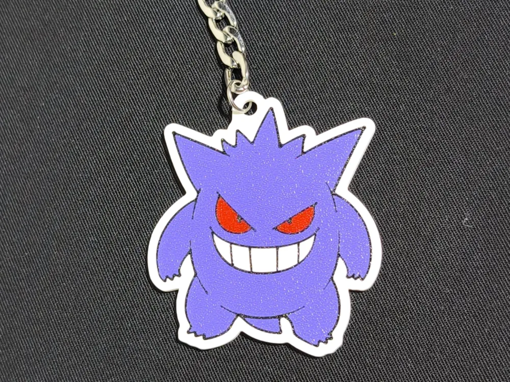 Keychain - Gengar - Free 3D Print Model - MakerWorld