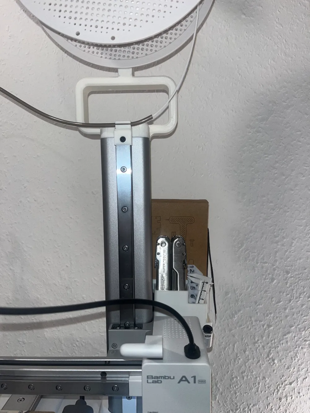 Tool Holder for Bambu Lab A1 Mini (Spool Holder spot) by dubios42 ...