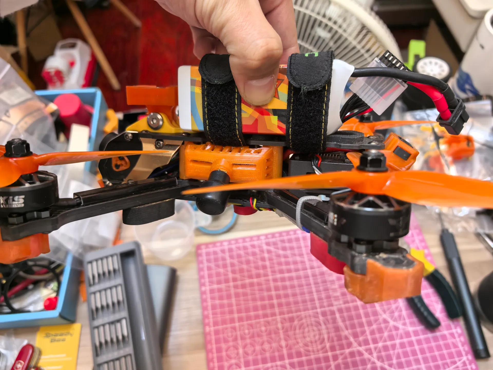 SPEEDYBEE MARIO 5 Modification Print VTX Antenna Mounts on Side Panel ...