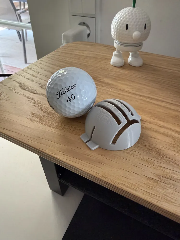 Golfball T-Marker Template - Free 3D Print Model - MakerWorld
