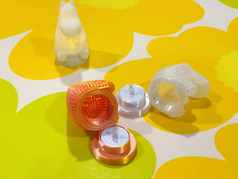 Moomin Tea Light - Free 3D Print Model - MakerWorld
