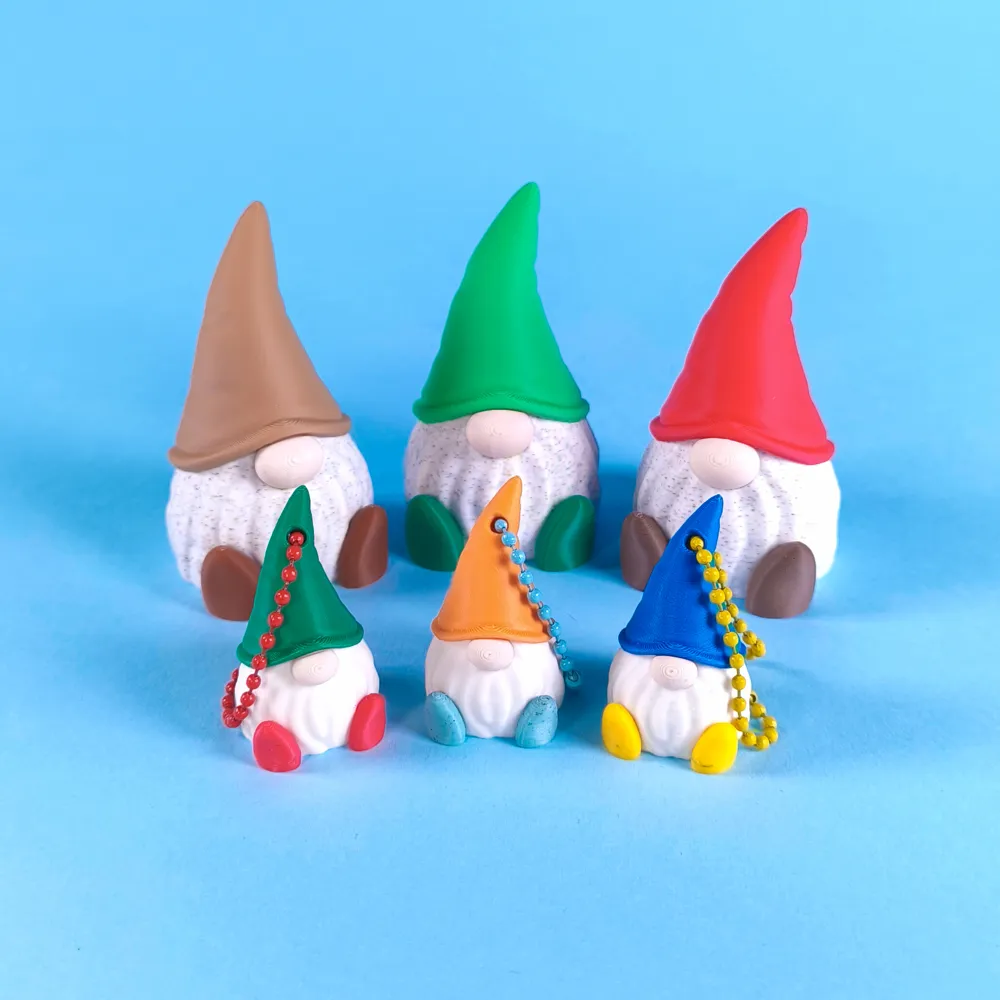 Yet Another Gnome (Toy & Keychain) by Valeria Momo & Mattia MakerWorld ...