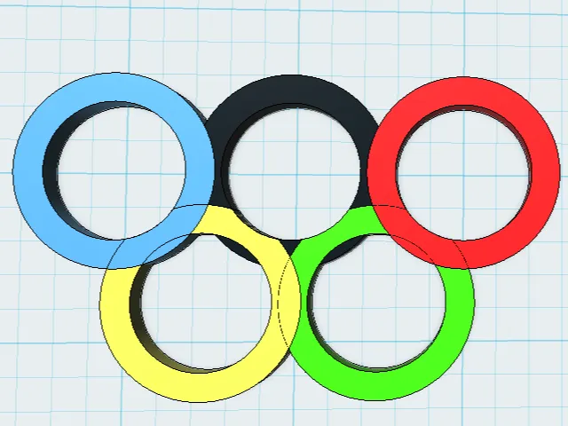Olympic Rings by Ethan Lab MakerWorld: Download Free 3D Models
