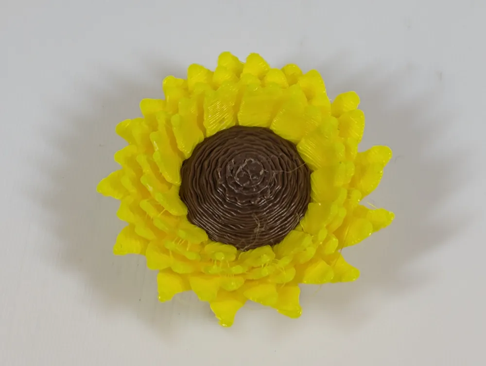 Sunflower Croc Shoe Charm (Jibbitz) by sidbarret007 - MakerWorld