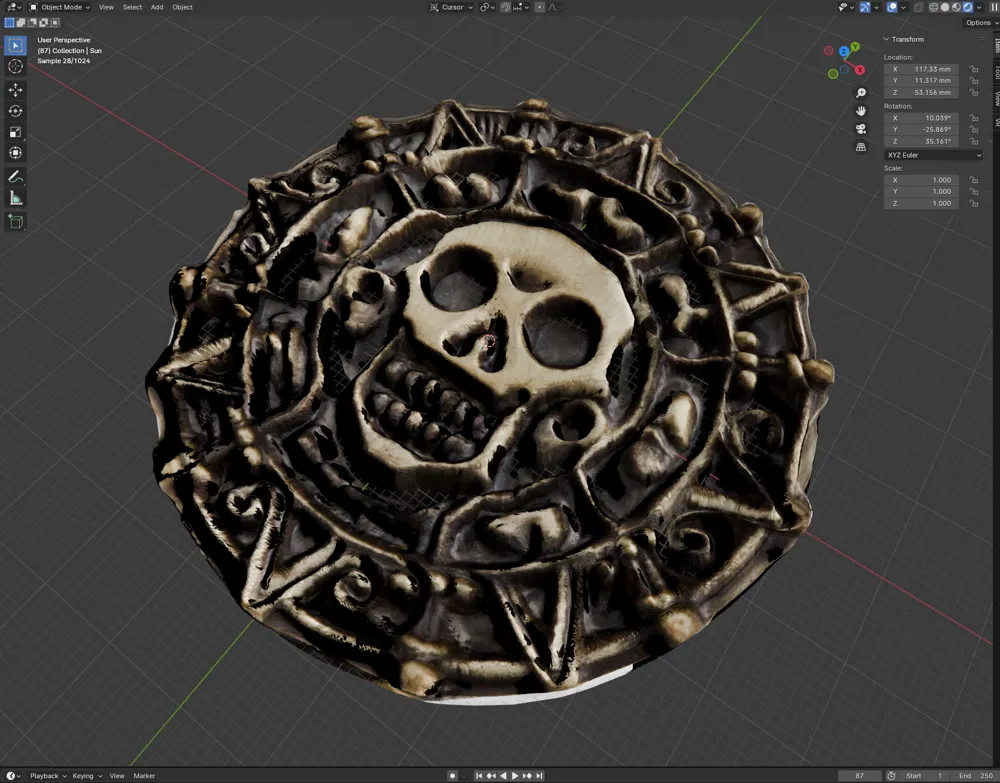 Cursed Aztec Gold Token by Glitchoso MakerWorld: Download Free 3D Models
