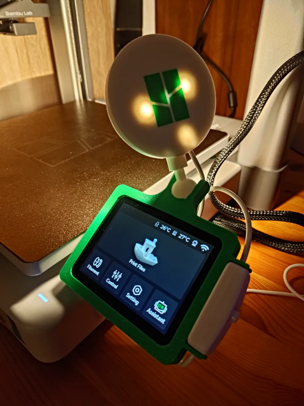 Bambulab A1 lighting for LED Lamp 001 easy install by DrejkCZ ...