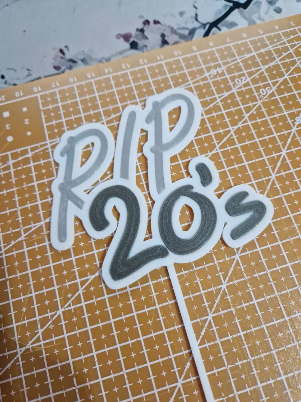 Cake toppers for 30th birthday by Panda MakerWorld: Download Free 3D Models