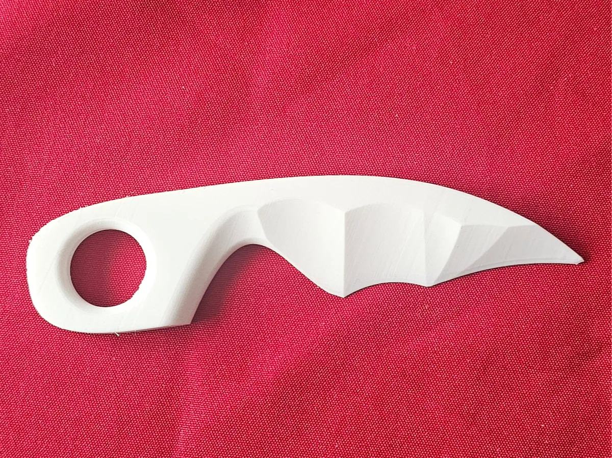 Kukri-Inspired Letter Opener (Desk-Safe) - Free 3D Print Model - MakerWorld