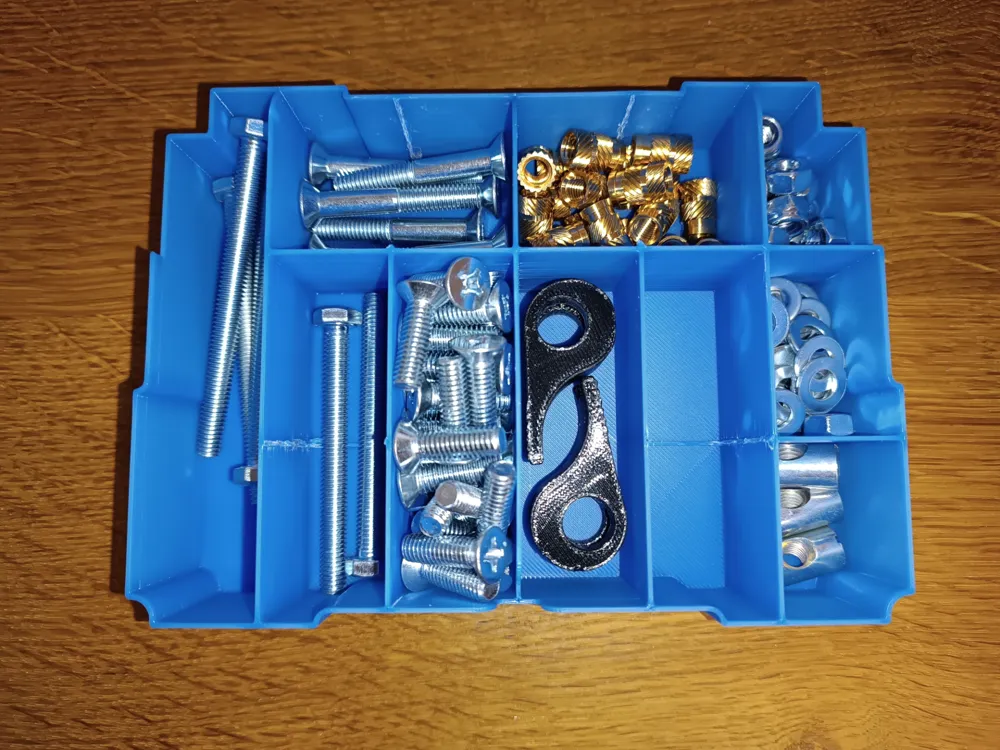 10x screw register inlay for Systainer T-Loc Mini - Free 3D Print Model ...