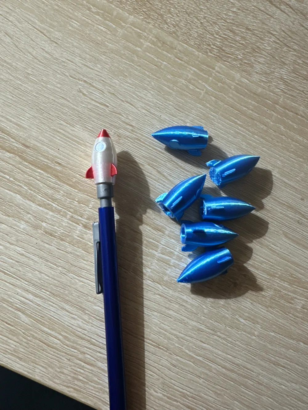 Rocket Pencil Topper by The 3d Wizard - MakerWorld
