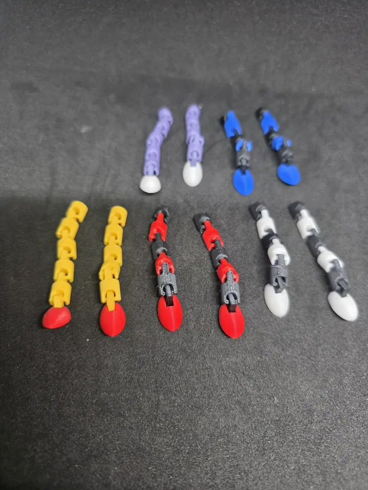 Modular Articulated Legs Interchangeable Feet - Free 3D Print Model ...