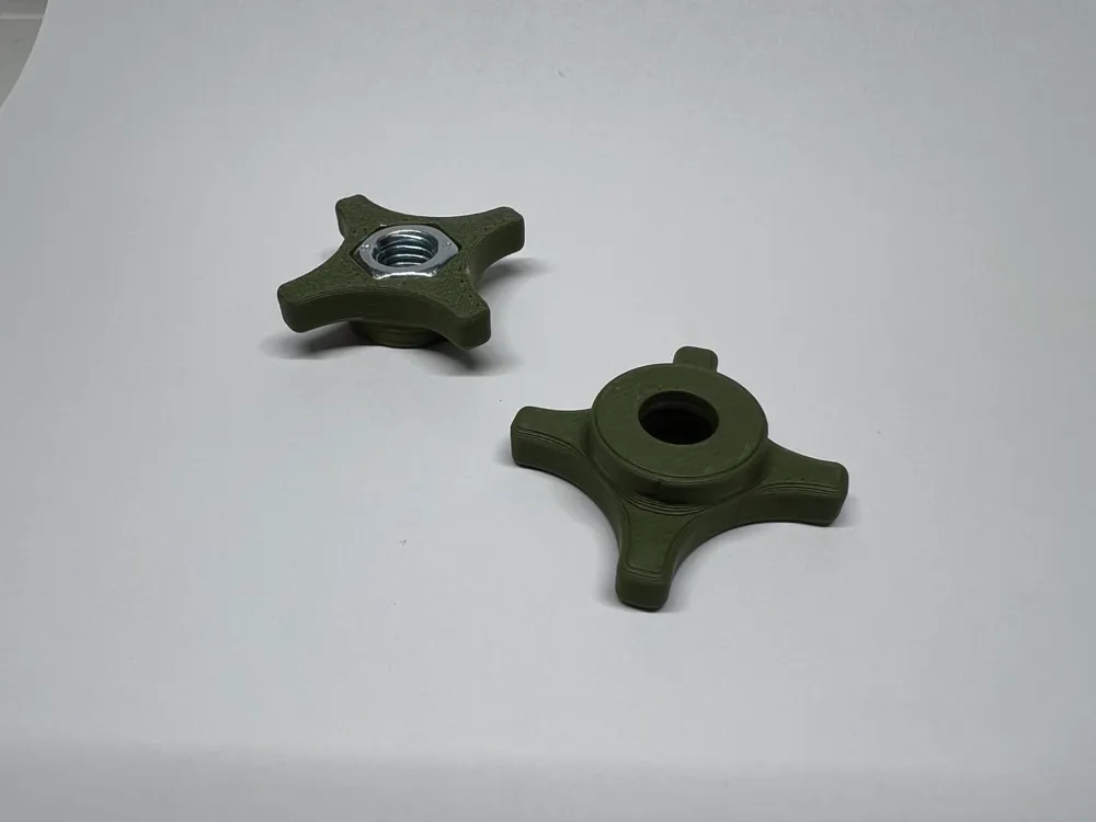 Star-shaped lock nut by nozzlcloggr MakerWorld: Download Free 3D Models