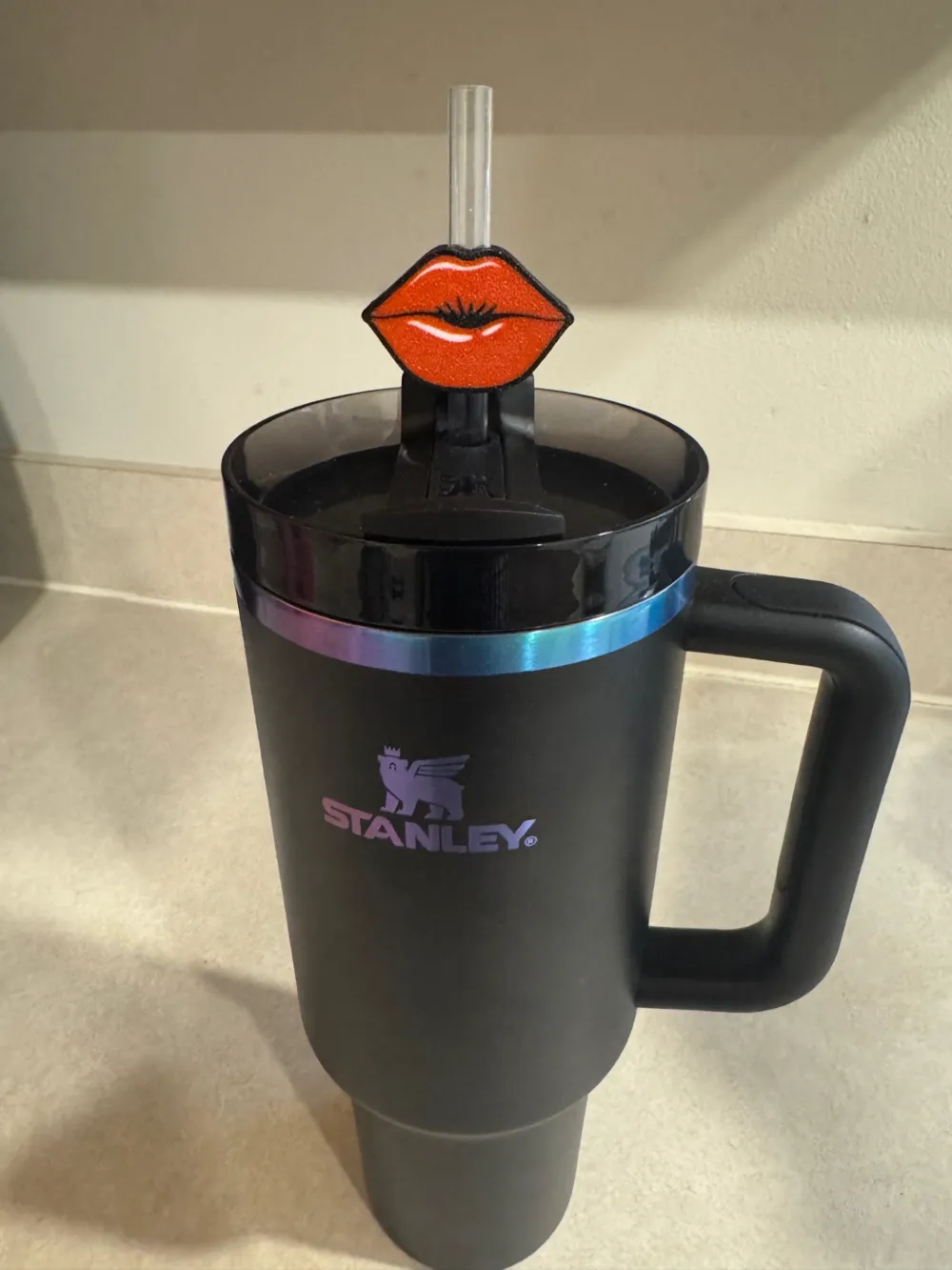 Lips Stanley Cup Straw Topper by Carman3D MakerWorld: Download Free 3D ...