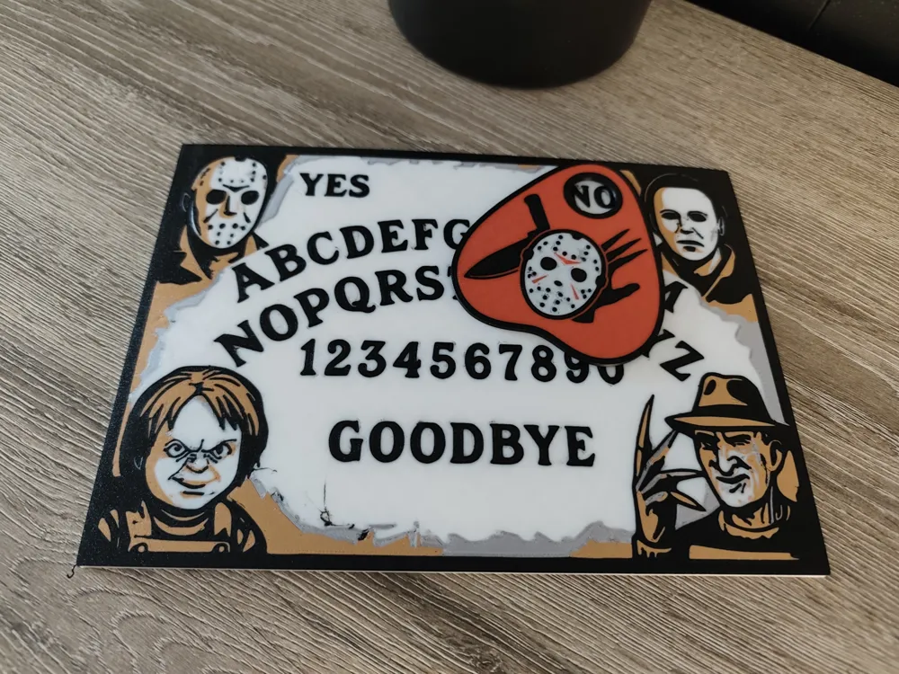 Ouija Board - Horror Icons - Free 3D Print Model - MakerWorld