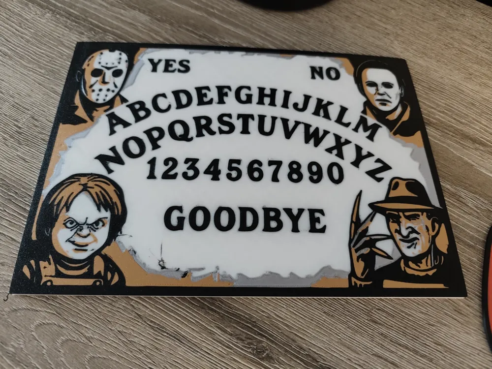 Ouija Board - Horror Icons - Free 3D Print Model - MakerWorld