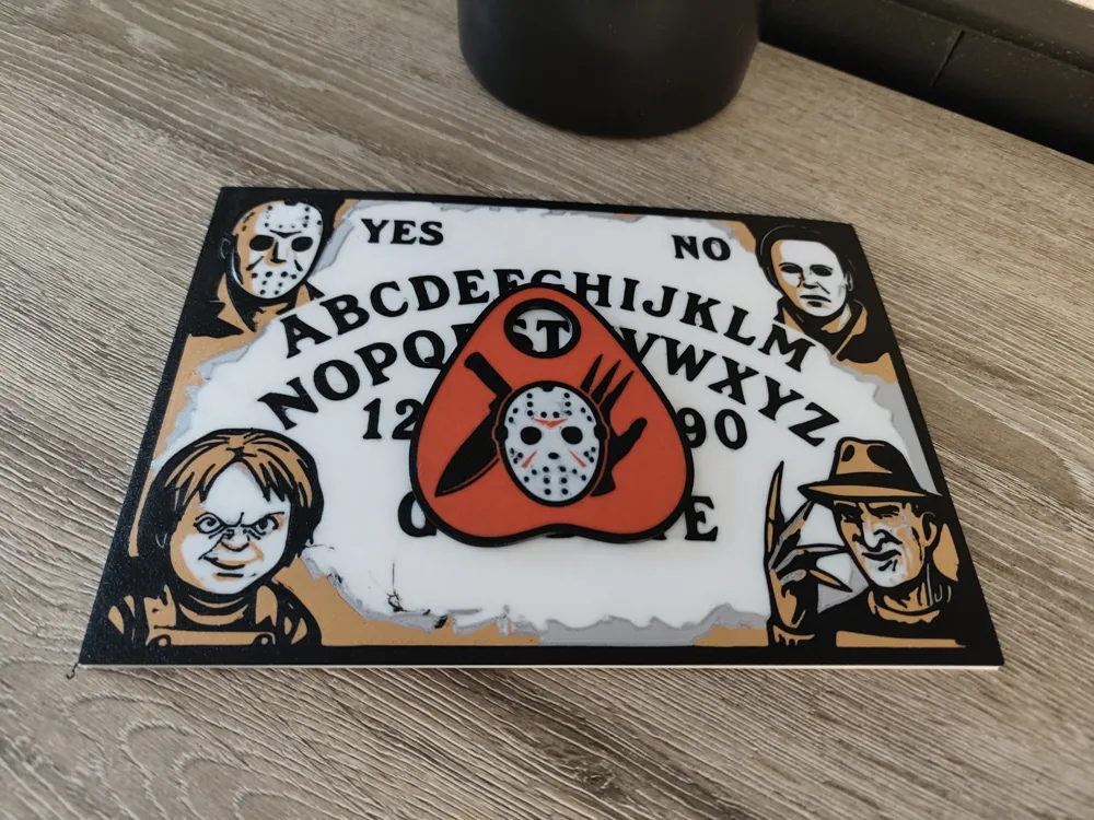 Ouija Board - Horror Icons - Free 3D Print Model - MakerWorld