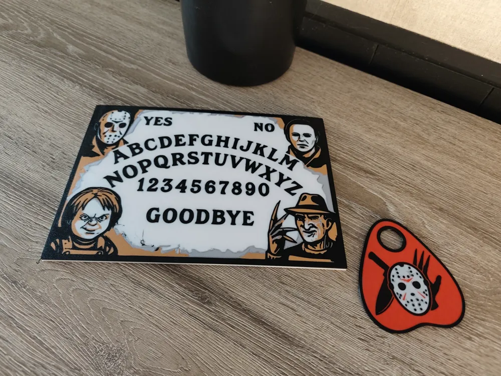 Ouija Board - Horror Icons - Free 3D Print Model - MakerWorld