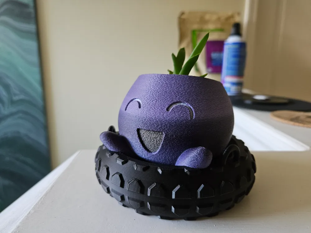 Oddish Pokemon Tire Swing - Hanging Planter Remixed by UCNBB45 - MakerWorld