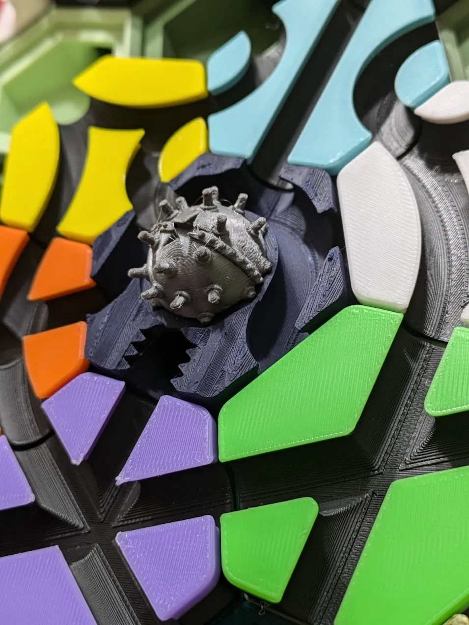 Hextraction Naval Mine Tile by cadeluca - MakerWorld