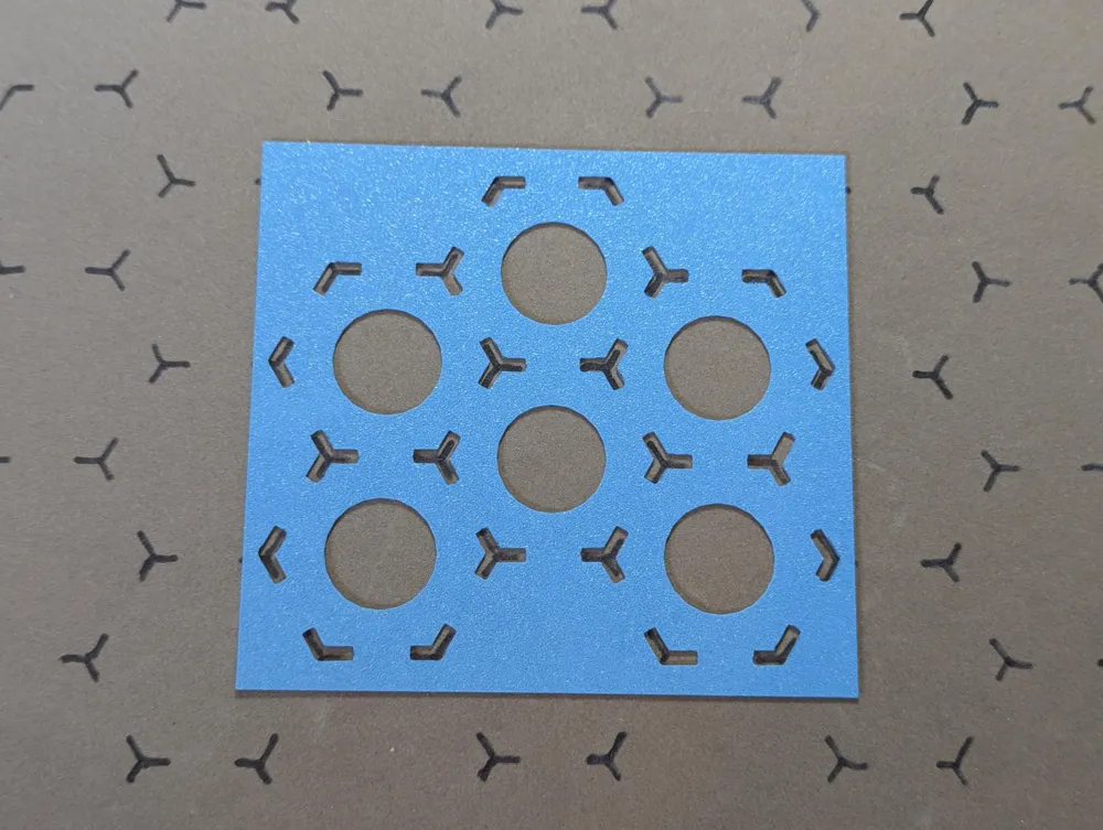 2 Inch Hex Stencil for Battletech and Other Games by Chuck - MakerWorld
