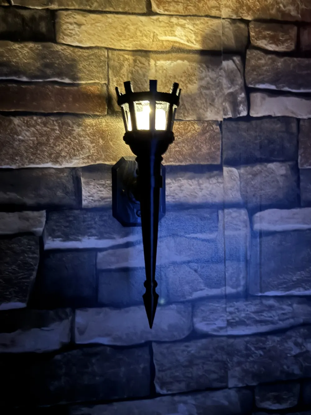 Medieval Wall Torch Light Sconce LED Candle Holder - Free 3D Print ...