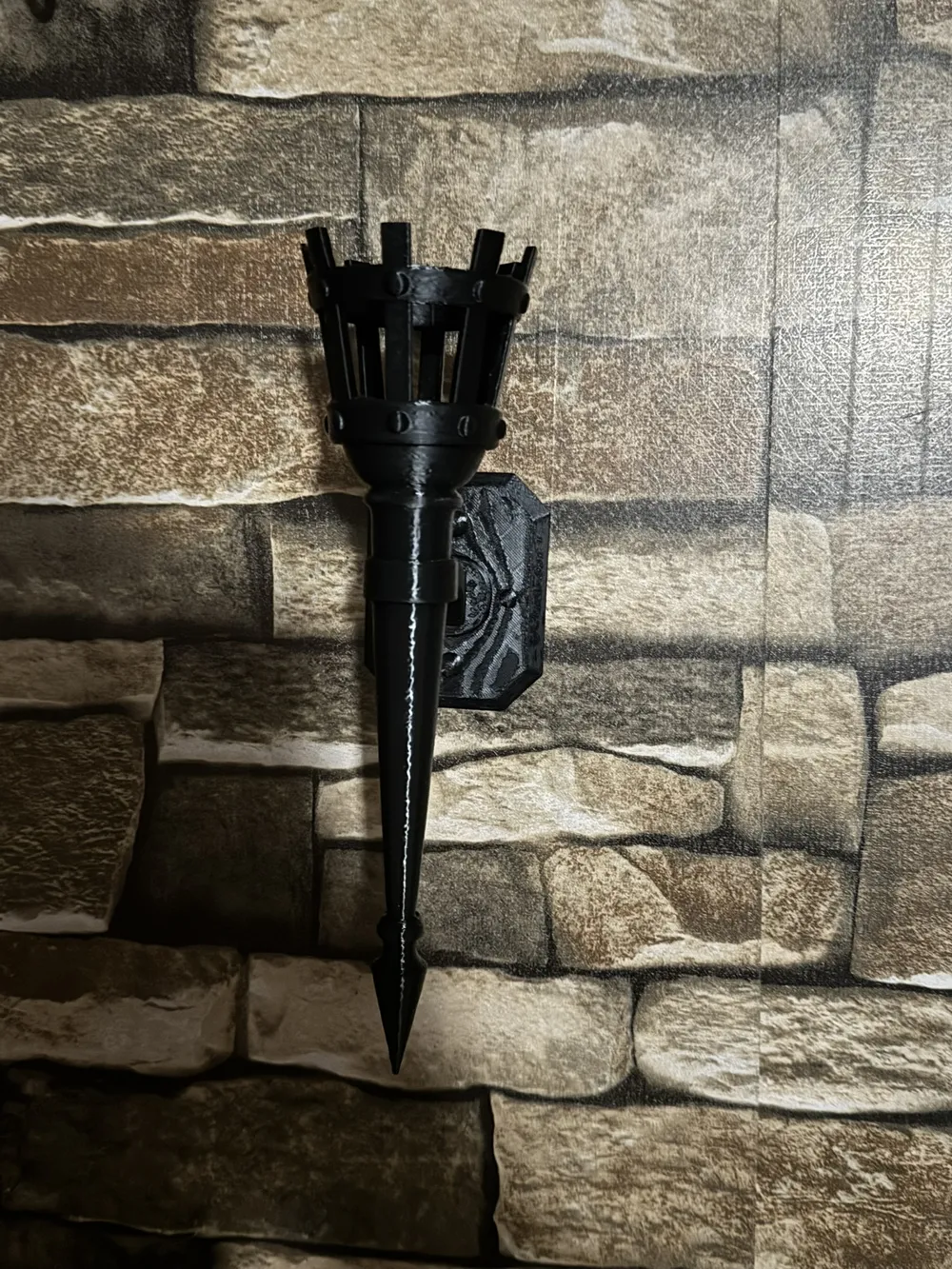 Medieval Wall Torch Light Sconce LED Candle Holder - Free 3D Print ...