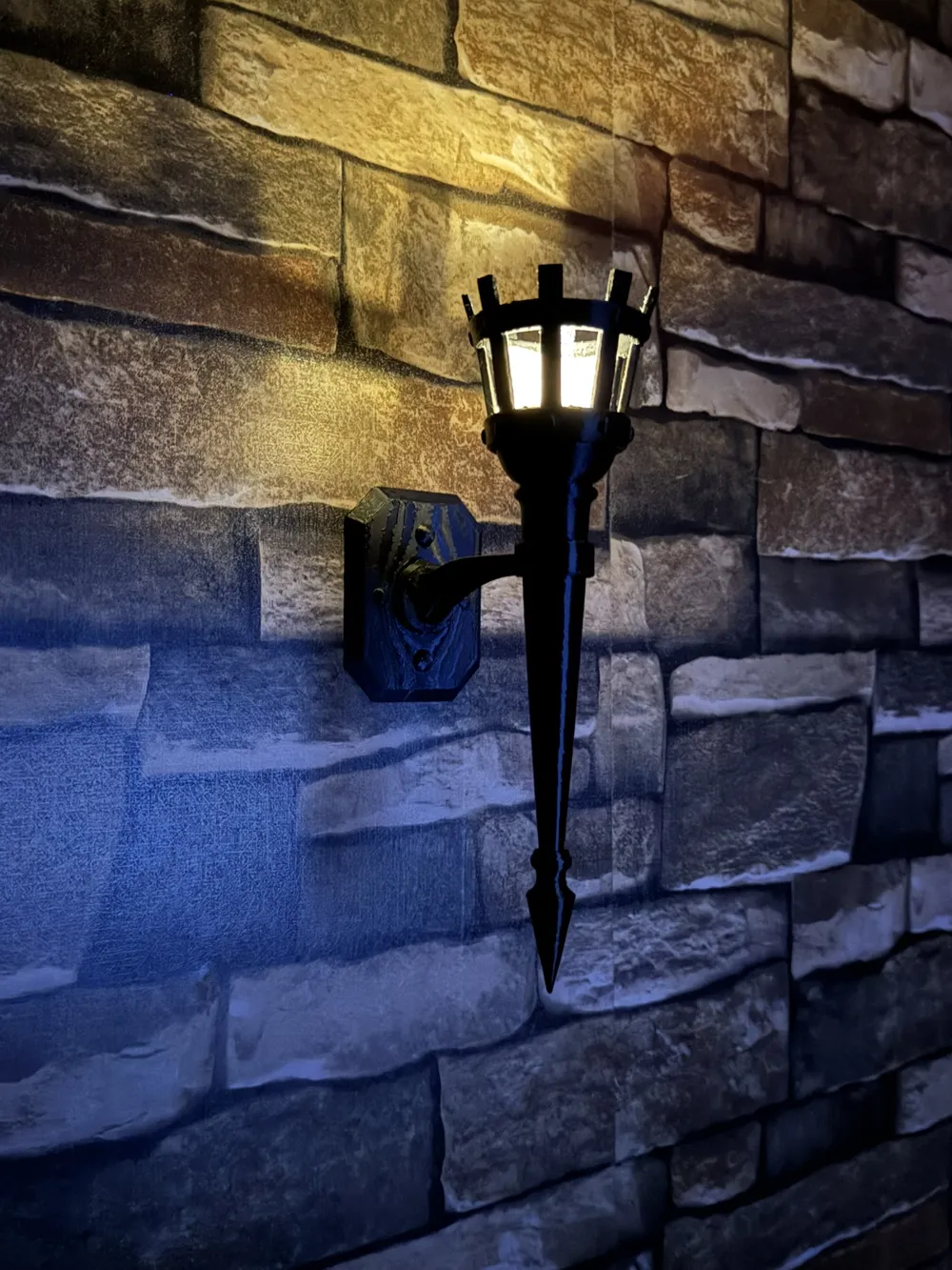 Medieval Wall Torch Light Sconce LED Candle Holder - Free 3D Print ...