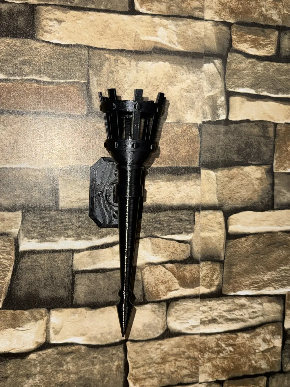 Medieval Wall Torch Light Sconce LED Candle Holder - Free 3D Print ...