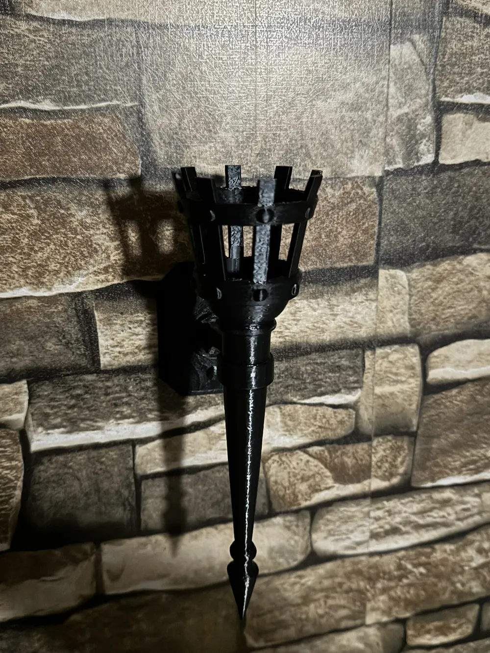 Medieval Wall Torch Light Sconce LED Candle Holder - Free 3D Print ...
