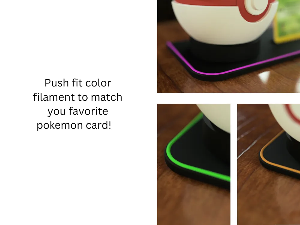 Pokeball & Pokemon card Stand by N3D MakerWorld: Download Free 3D Models