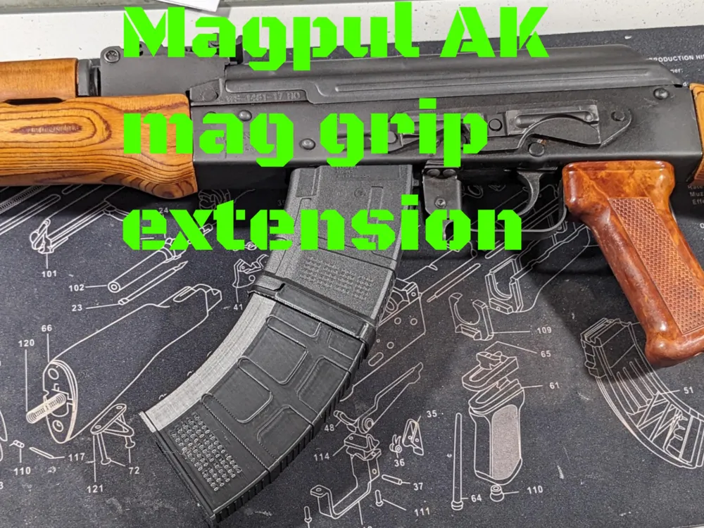 MAGPUL AK47 PMAG Grip Extension by martin.hardi MakerWorld: Download ...