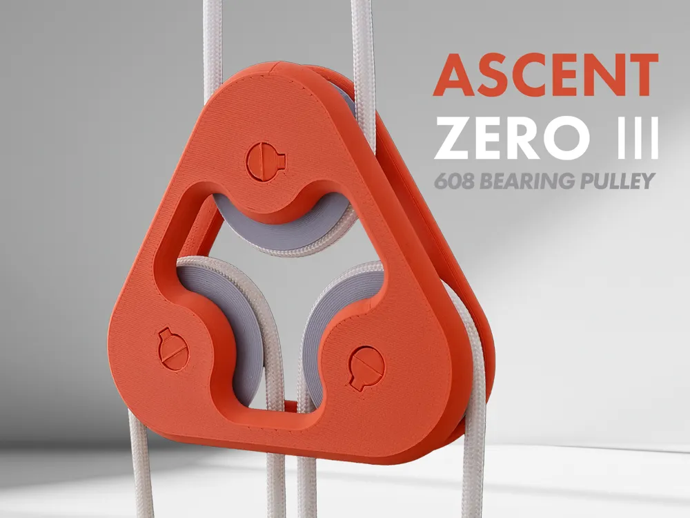 Triple Pulley Block (3x608) – Ascent Zero 3 - Free 3D Print Model ...