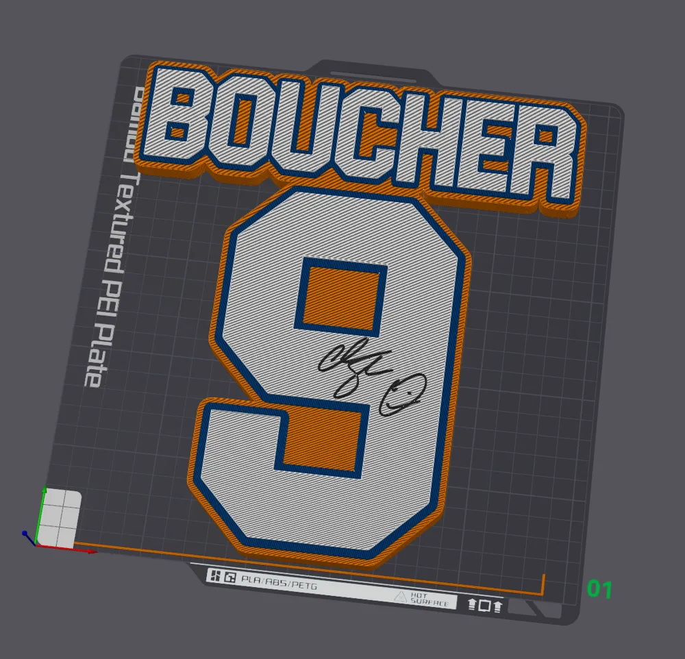 The Waterboy Bobby Boucher Sign Wall Shelf Art by Unrivaled3D - MakerWorld
