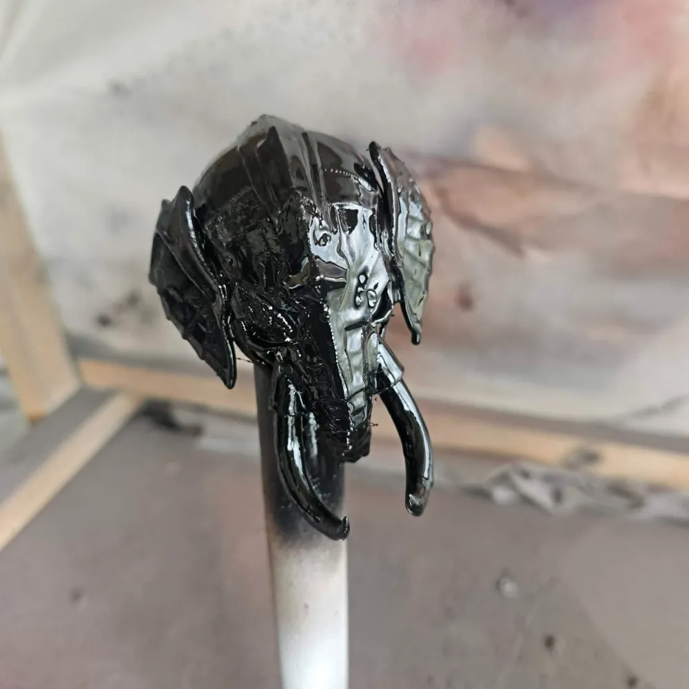 Mammoth War Chief Mask - Free 3D Print Model - MakerWorld
