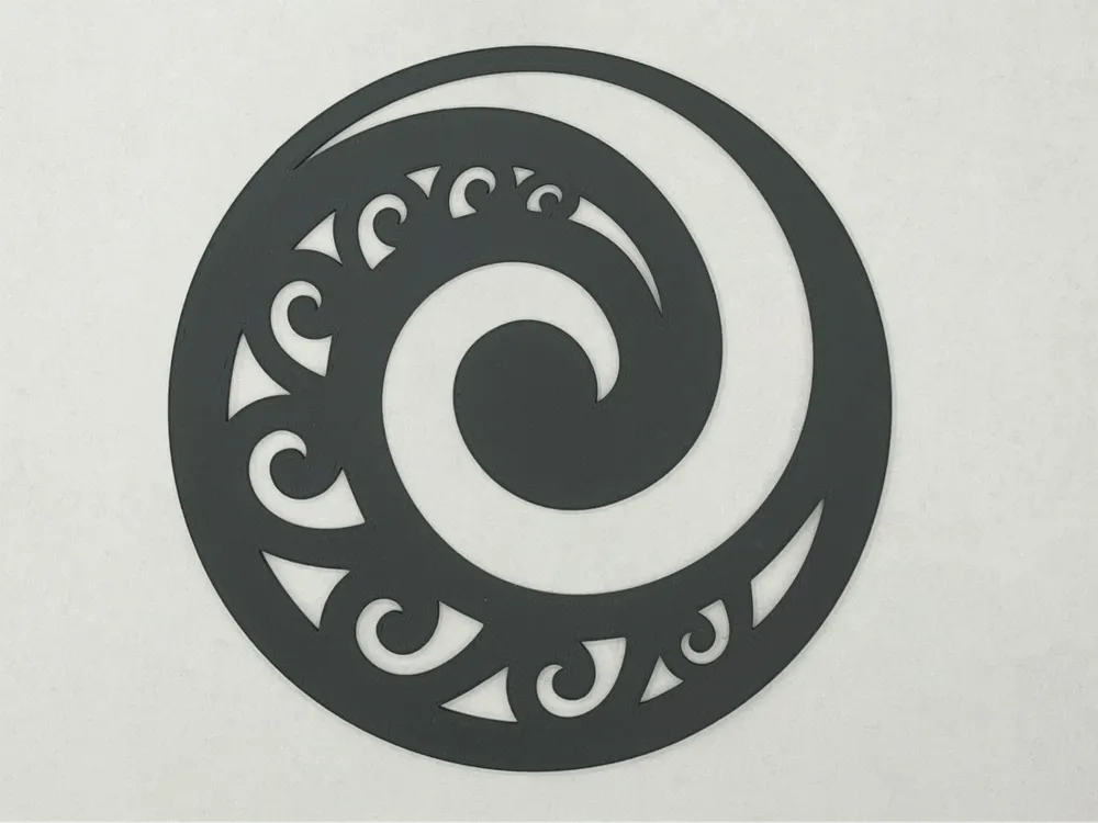 Koru Circle (Māori Symbol for New Life) Wall Art by mortickles ...