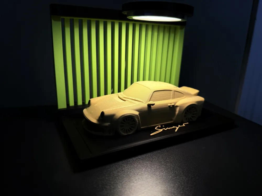 Singer Porsche 911 DLS Turbo Street Car Display! - Free 3D Print Model ...