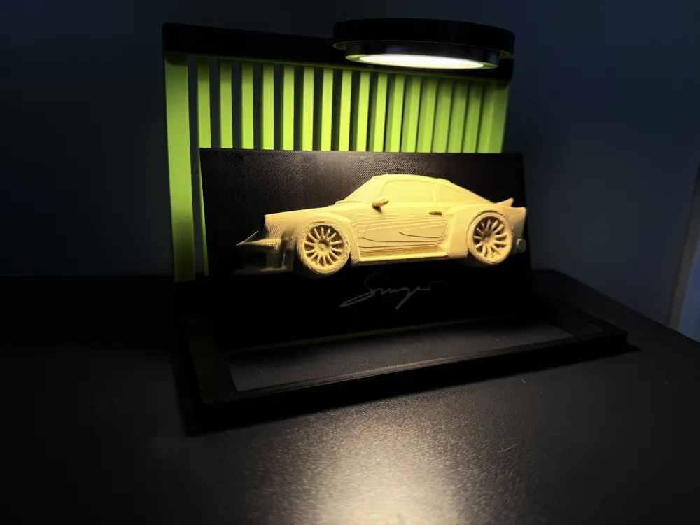 Singer Porsche 911 DLS Turbo Street Car Display! - Free 3D Print Model ...
