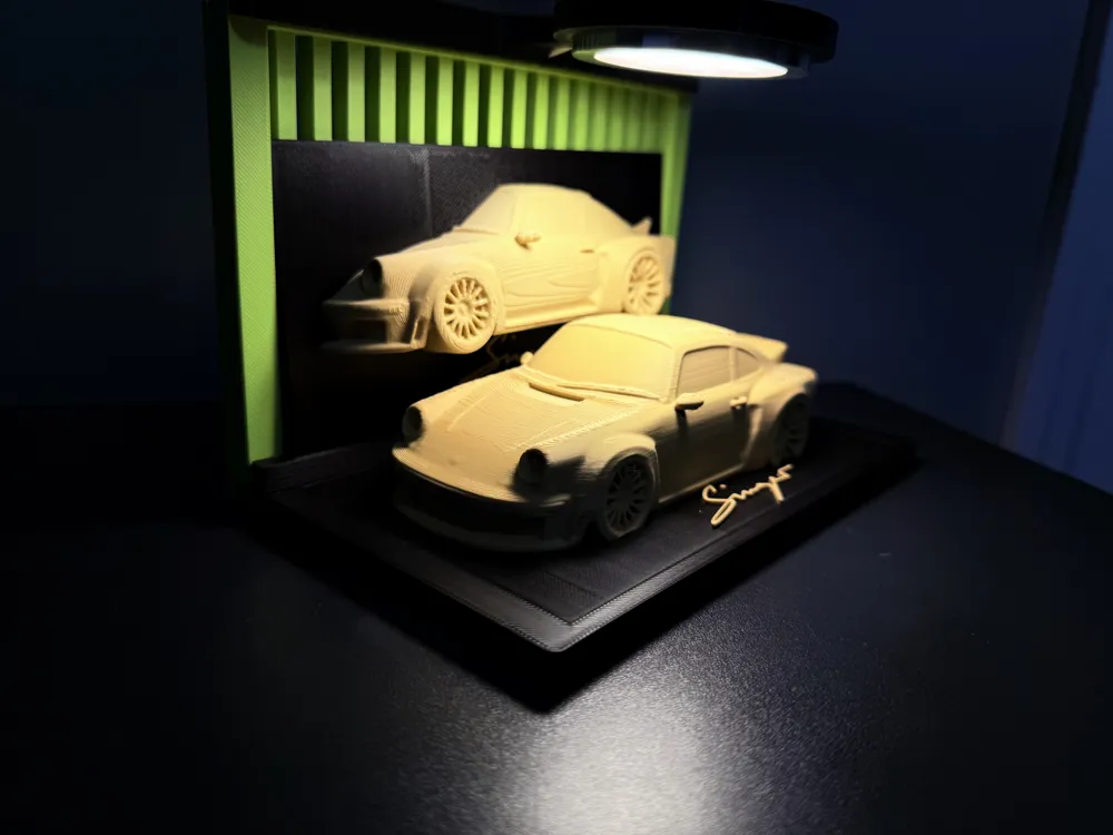 Singer Porsche 911 DLS Turbo Street Car Display! - Free 3D Print Model ...