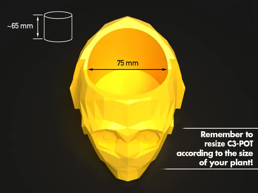 C3-POT - A Star Wars Low-Poly Vase by Gatto - MakerWorld