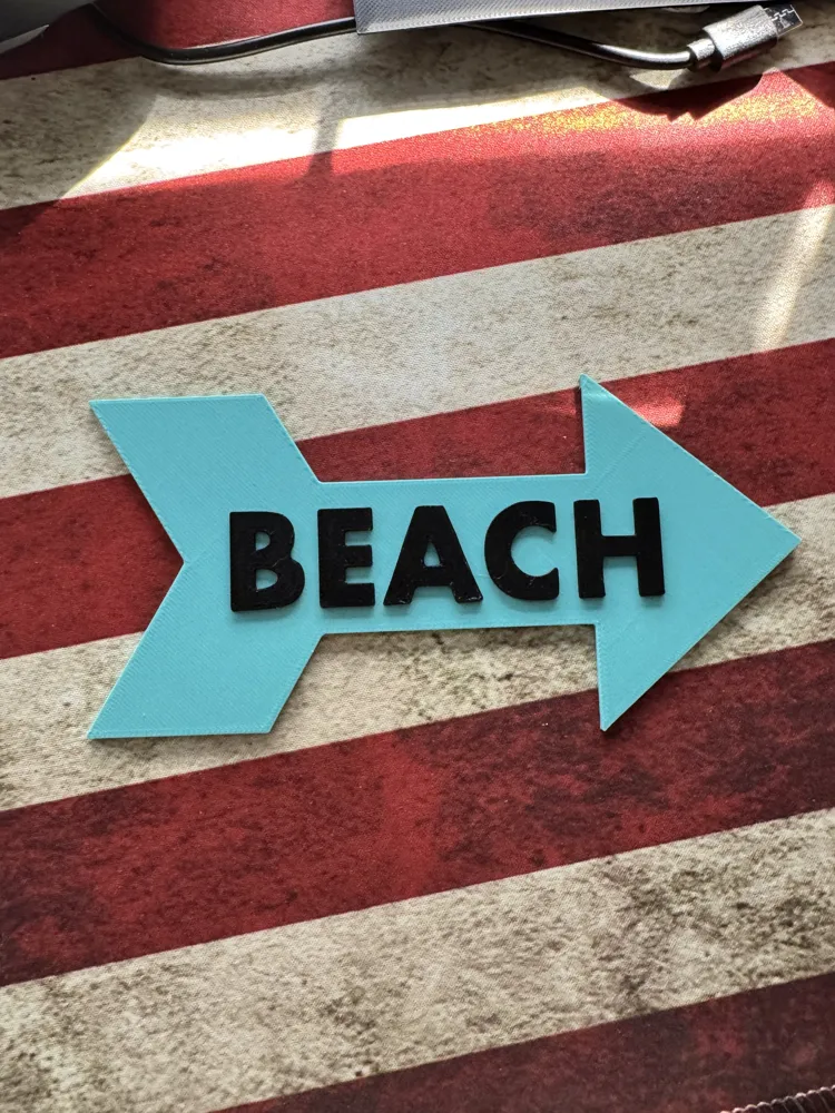 Arrow Beach - Free 3D Print Model - MakerWorld