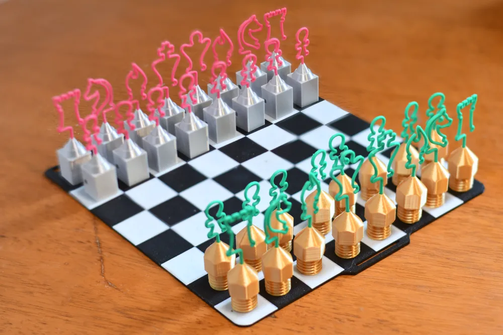 Filament chess board game - Free 3D Print Model - MakerWorld